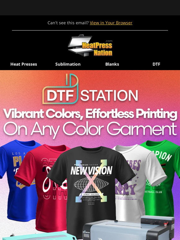 Heat Press Nation: 🏆 Print Vibrant Designs on Any Surface with DTF ...