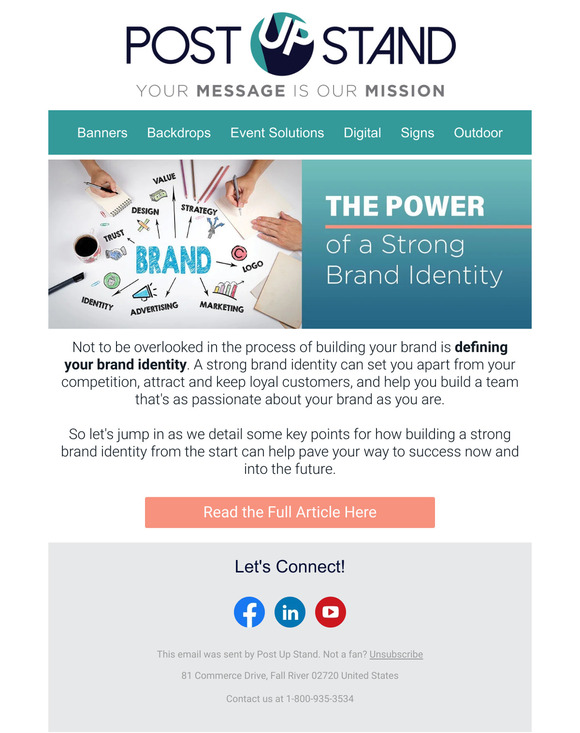 Post Up Stand: Why a Strong Brand Identity is Your Key to Success | Milled