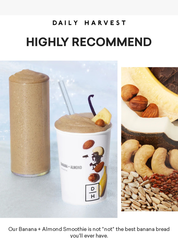 Daily Harvest Email Newsletters: Shop Sales, Discounts, and Coupon Codes