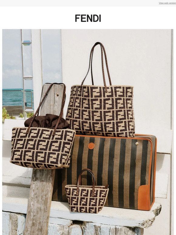 Fendi: Fendi classics in raphia | Milled