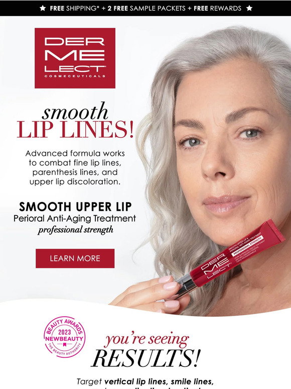 Dermelect: Vertical Lip Lines...SOLVED! 💋 | Milled