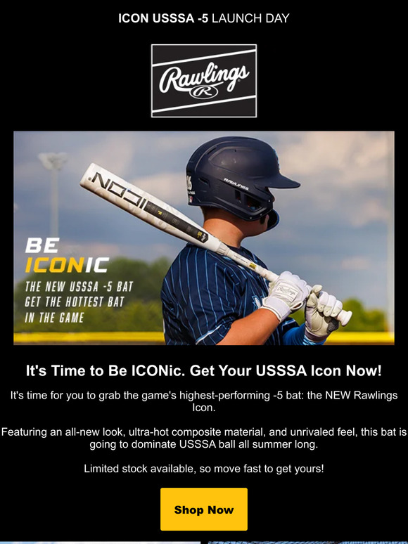Rawlings: The 2025 USSSA Icon Drops NOW | Milled