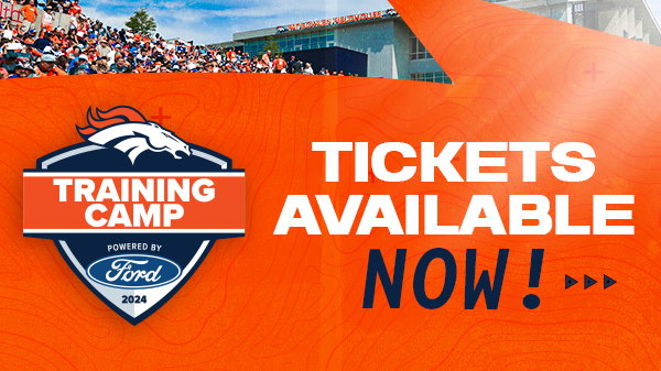 Denver Broncos: Tickets now available for 2024 Training Camp powered by ...
