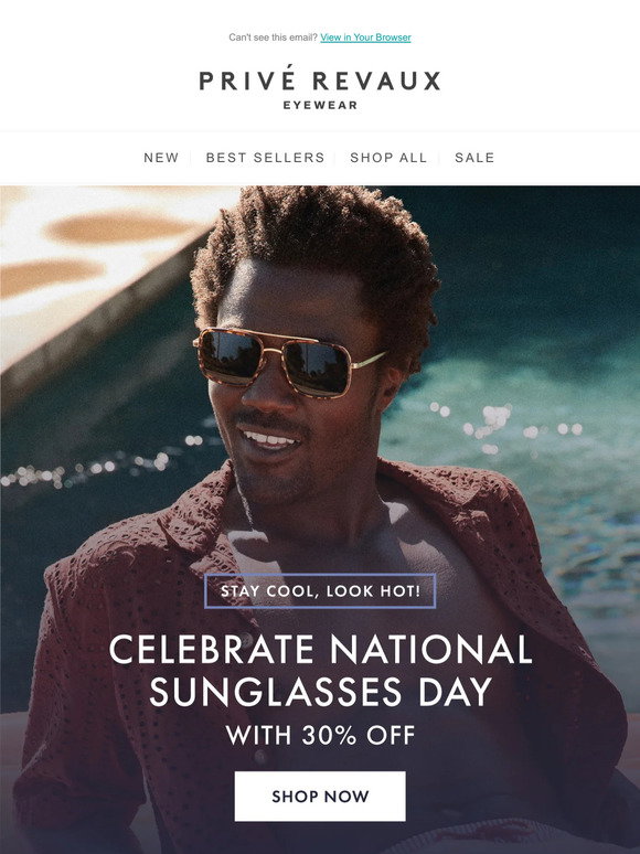 Prive Revaux: National Sunglasses Day Exclusive: Save 30% Today! | Milled