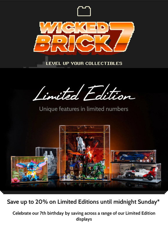 Wicked Brick: Save big on Limited Edition displays 🎉 | Milled