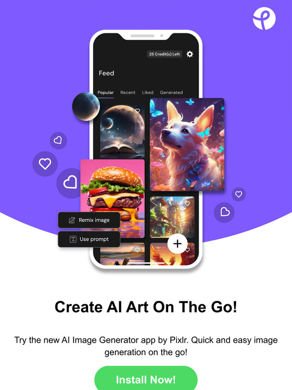Pixlr: Create AI Art On The Go! 🎨 | Milled