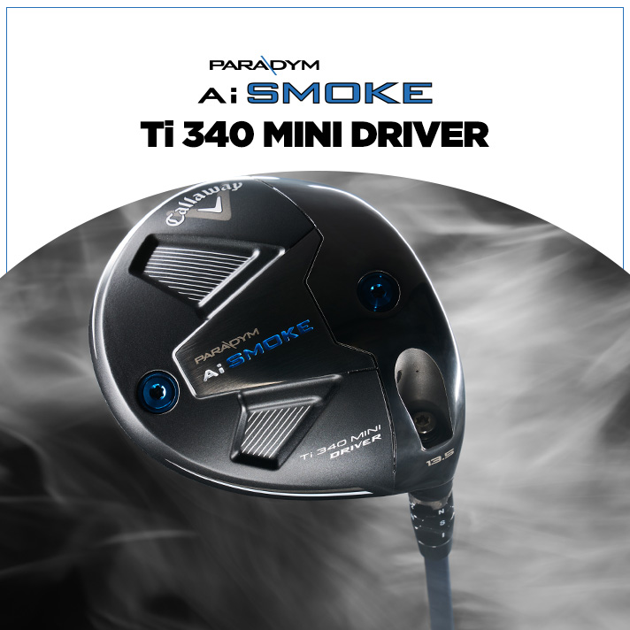 GlobalGolf: Just Launched: Callaway Paradym Ai Smoke Ti 340 Mini Driver ...