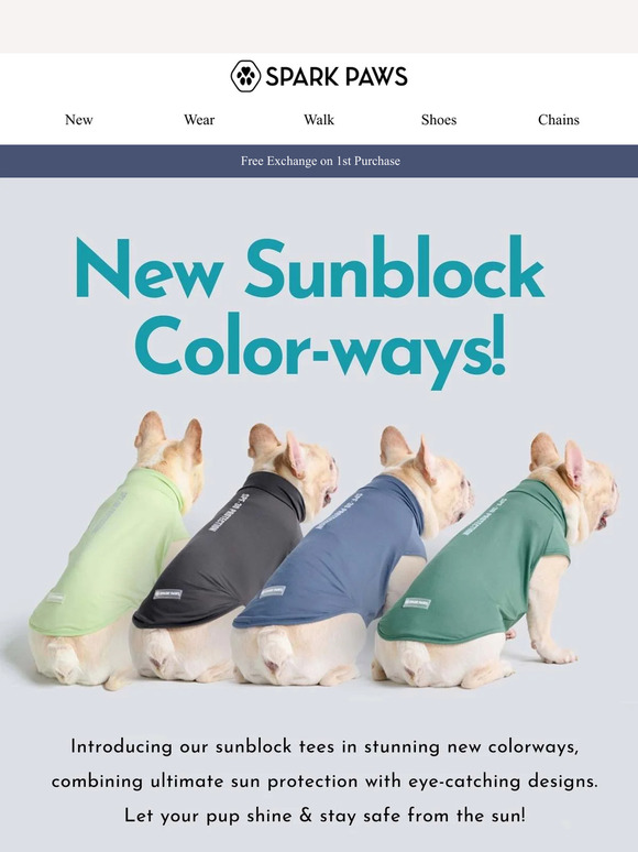 Spark Paws: New Sunblock Colorways! 😎 | Milled
