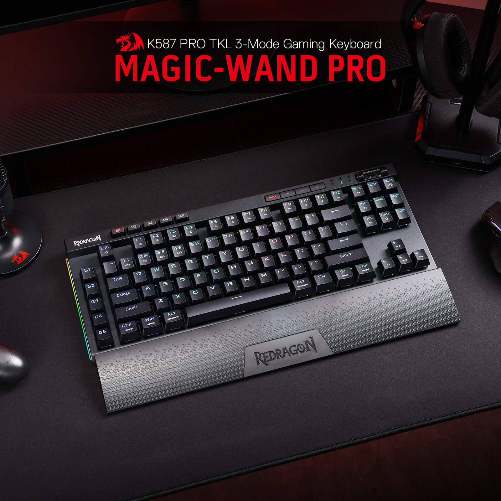 Redragon: Upgrade to Tri-Mode with K587 Pro | Milled
