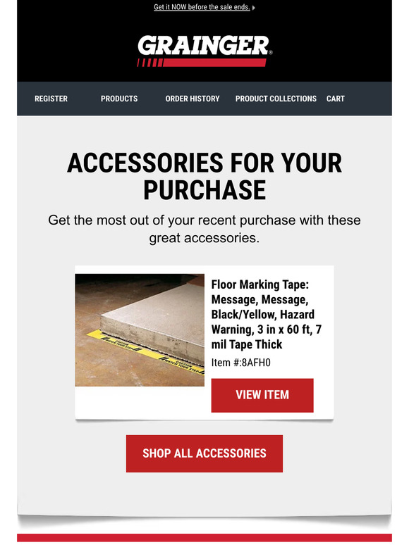 Grainger Email Newsletters: Shop Sales, Discounts, and Coupon Codes