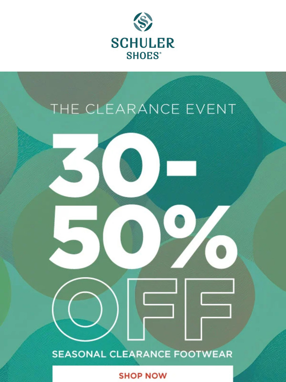 Schuler Shoes: Summer clearance is here 🌞 | Milled