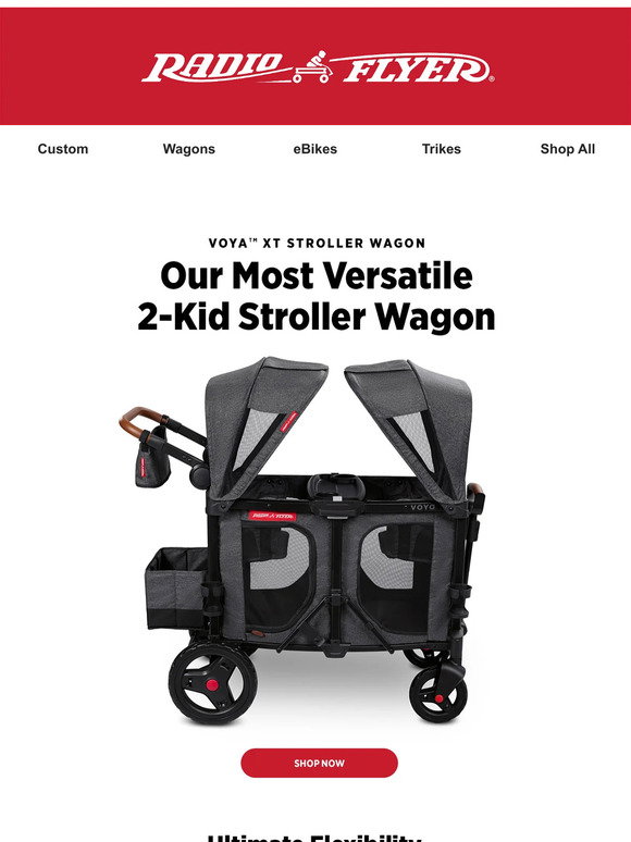 Radio Flyer: Our Most Versatile 2-Kid Stroller Wagon | Milled