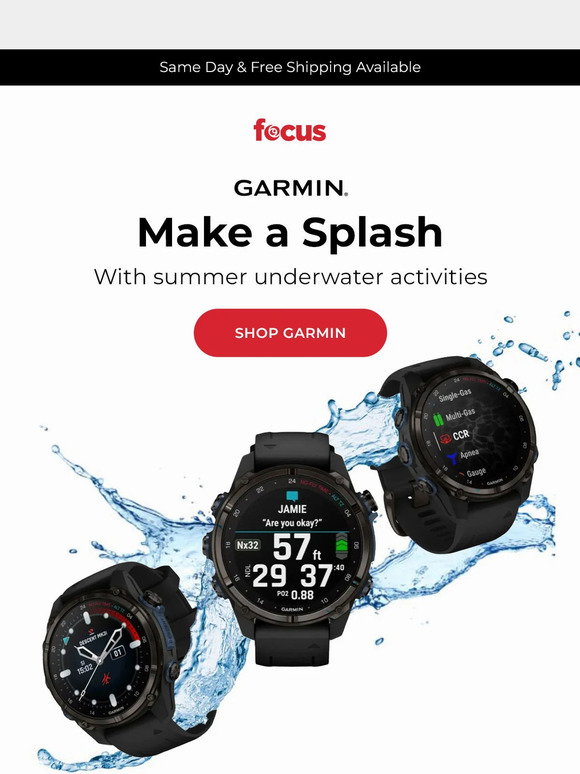 Focus Camera: Explore Garnin's wearable smartwatches for your ...