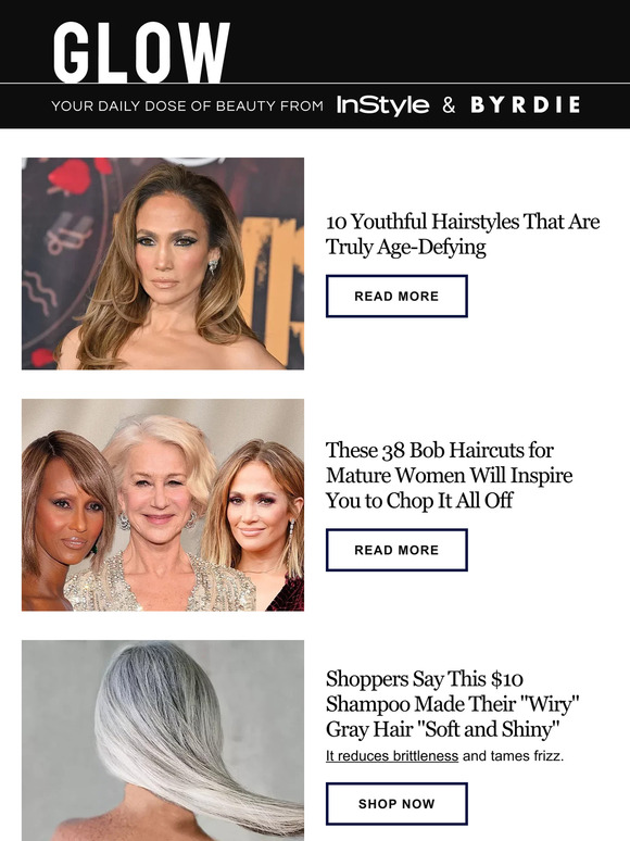 InStyle: 10 hairstyles that make you look younger | Milled