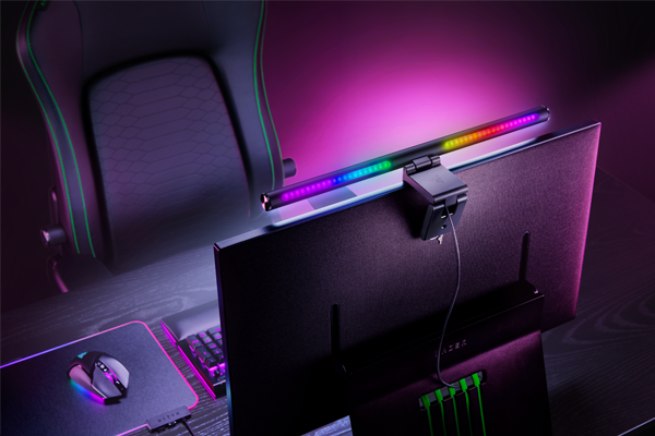 Razer: Now Back in Stock: Razer Aether Monitor Light Bar | Milled