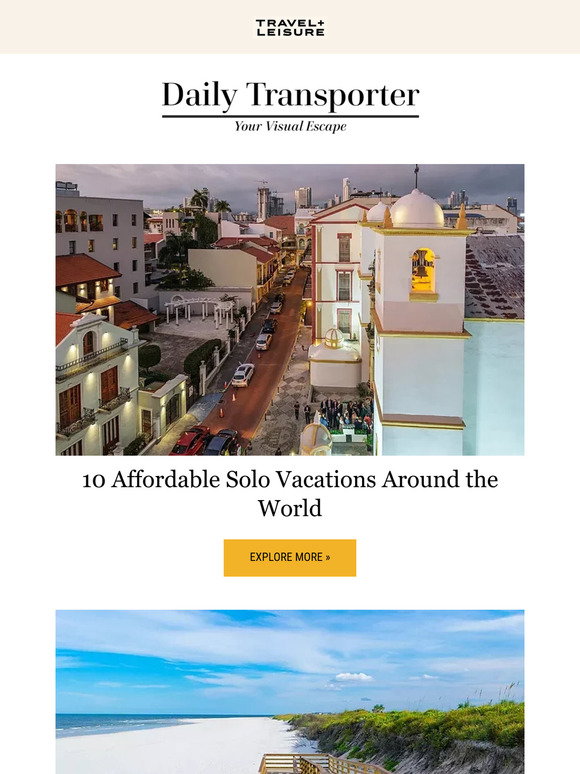 Travel + Leisure: 10 Affordable Solo Vacations Around the World | Milled