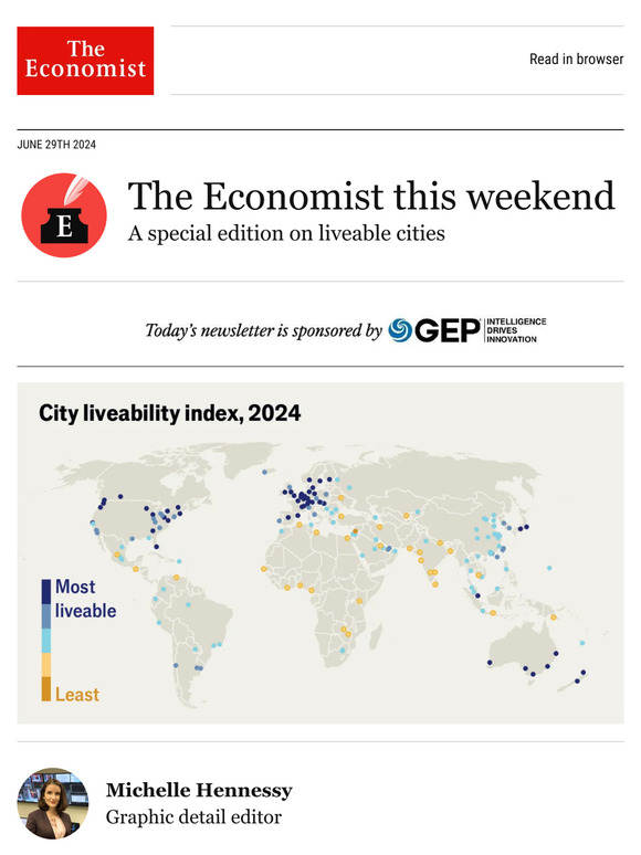 The Economist: The world’s most liveable cities | Milled