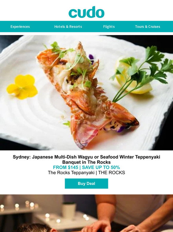 Cudo: Sydney: Japanese Multi-Dish Wagyu or Seafood Winter Teppenyaki ...