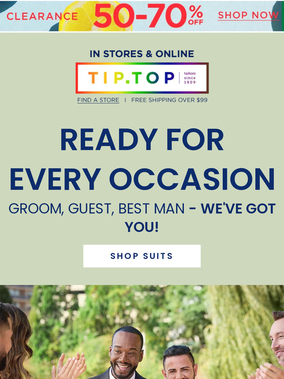 Tip Top Tailors: For Every Occasion, The Perfect Suit | Milled