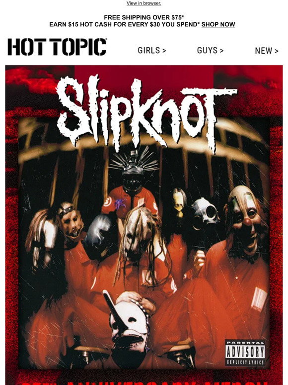 Blackheart Lingerie: Horns up, maggots 🤘 New Slipknot merch is here ...