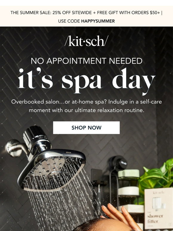 Kitsch: Your (At-Home) Spa Appointment Details 🧖‍♀️ | Milled