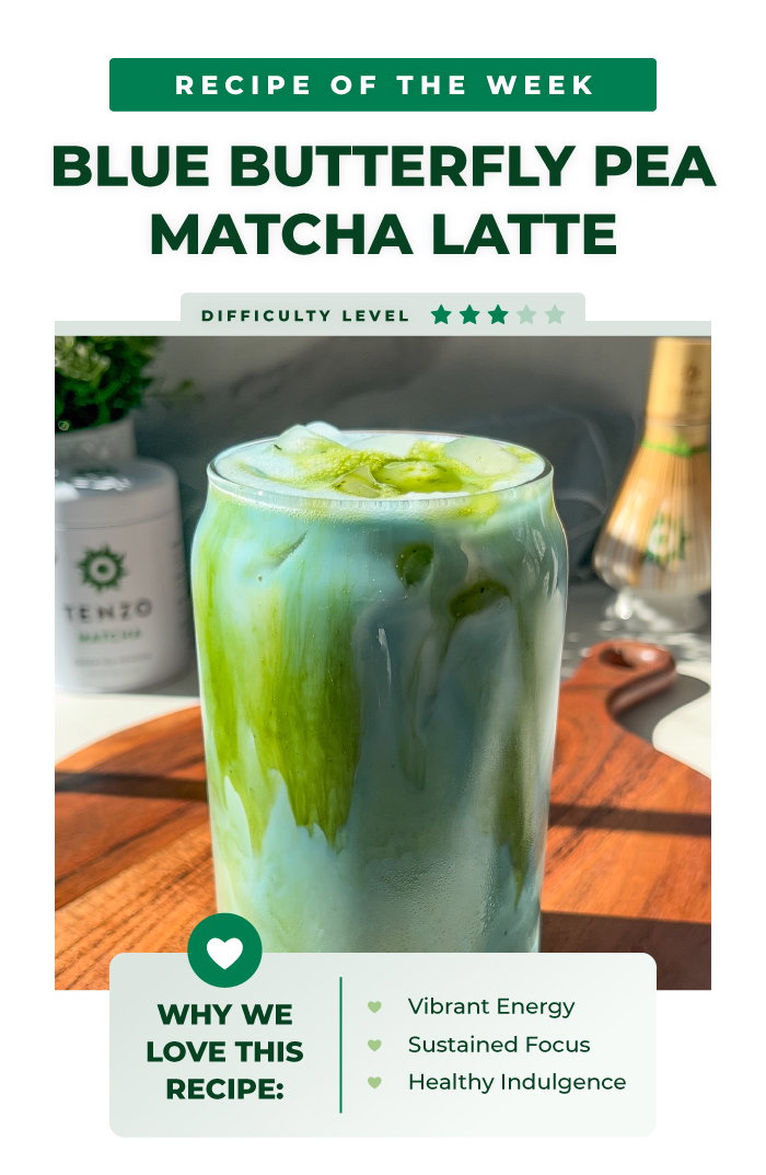 TENZO: Unveil the Magic of Our Blue Butterfly Pea Matcha Latte 🦋🍵 | Milled