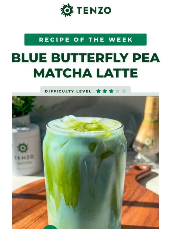 TENZO: Unveil the Magic of Our Blue Butterfly Pea Matcha Latte 🦋🍵 | Milled