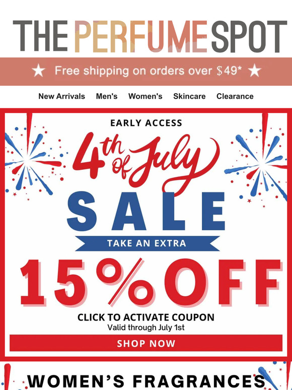 The Perfume Spot: Early Access to our July 4th Sale💰 | Milled