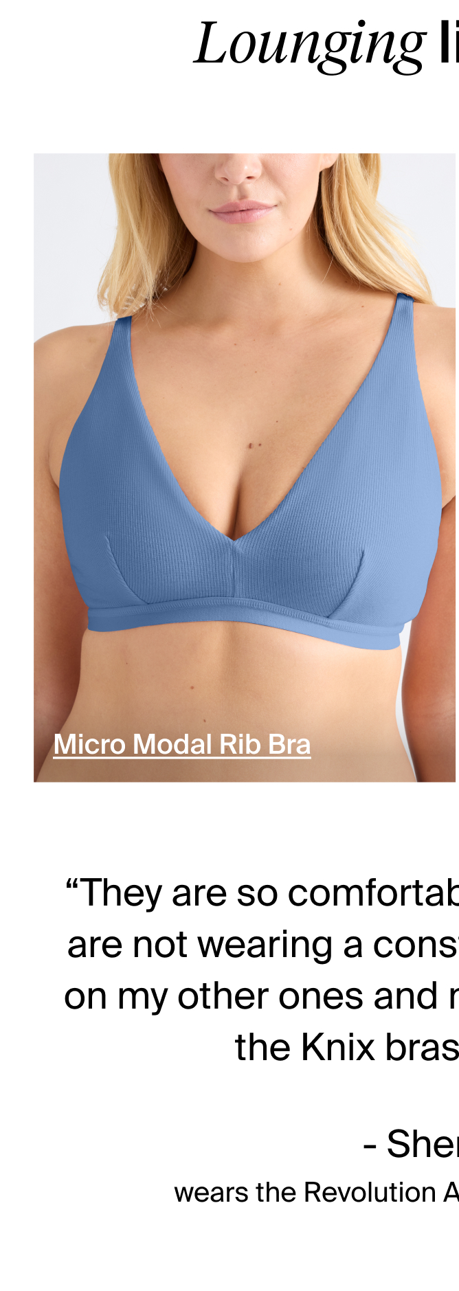 Knix: Are you wearing the right bra? | Milled