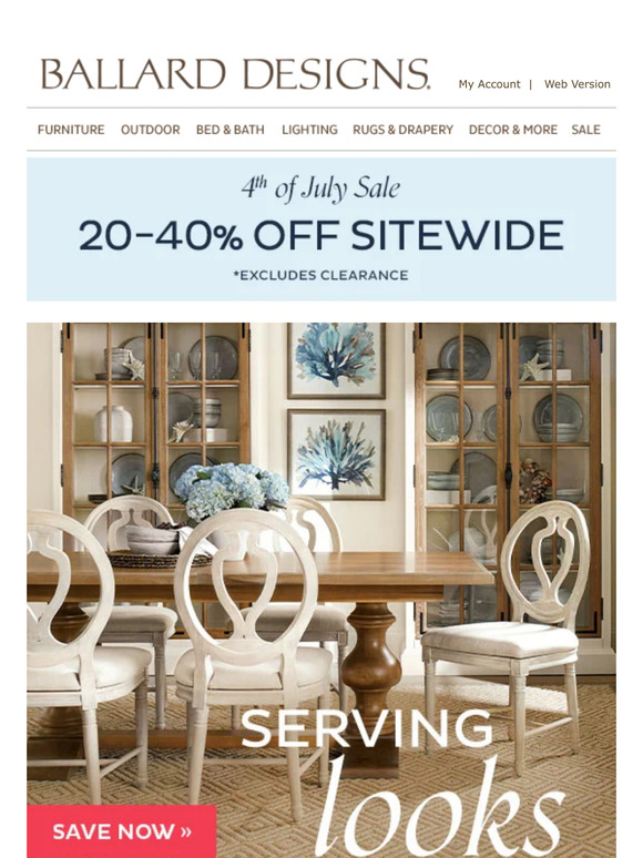 Ballard Designs: Set the scene for memorable meals | Milled