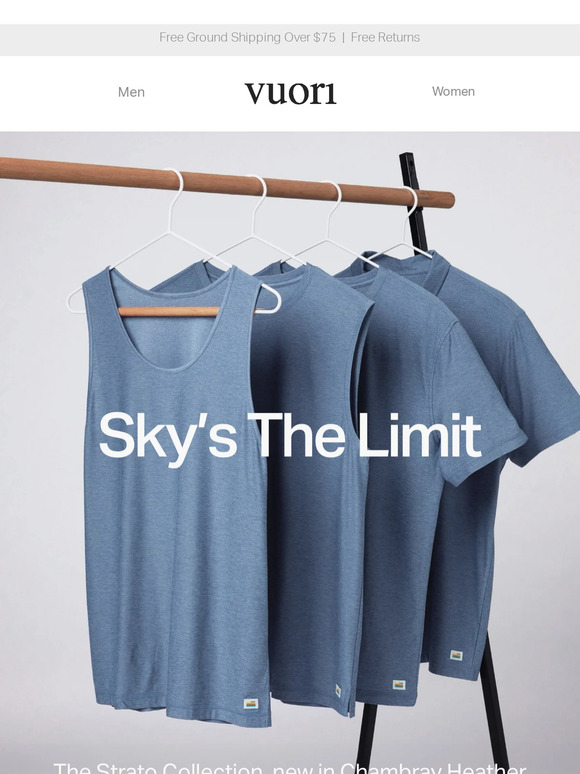 Vuori Email Newsletters: Shop Sales, Discounts, and Coupon Codes