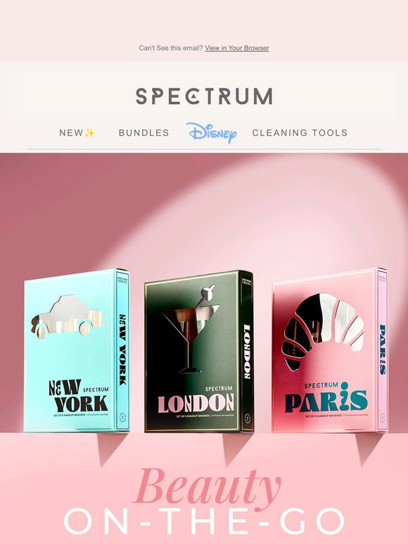Spectrum Collections: Pick your beauty destination ️ | Milled