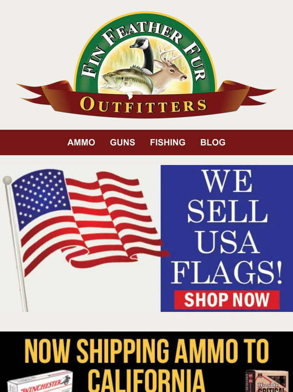 Fin Feather Fur Outfitters: Red, White & Boom 9mm Sale! Handguns From ...