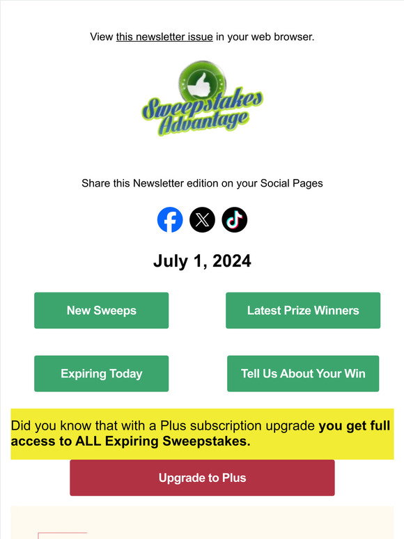 Sweepstakes Advantage: 500 Winners in Coca Cola Olympic Instant Game 🏆 ...