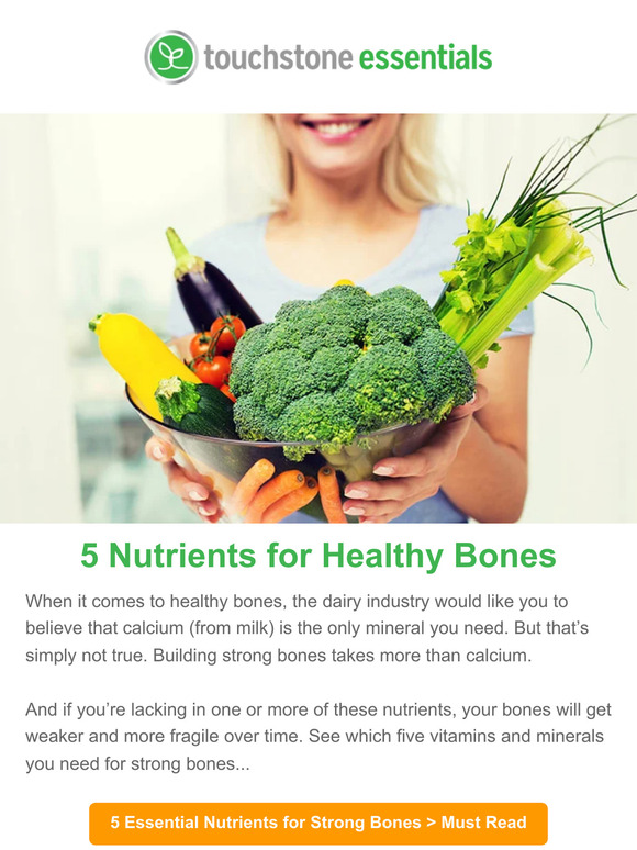 Touchstone Essentials: 🌱 5 Essential Nutrients for Healthy Bones | Milled