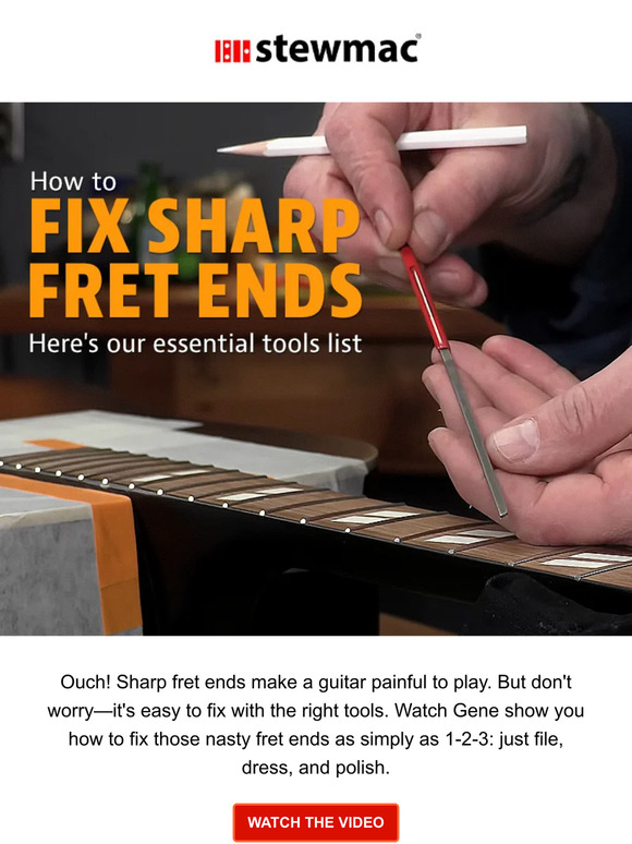 StewMac: 3 Steps to Better Fret Ends | Milled
