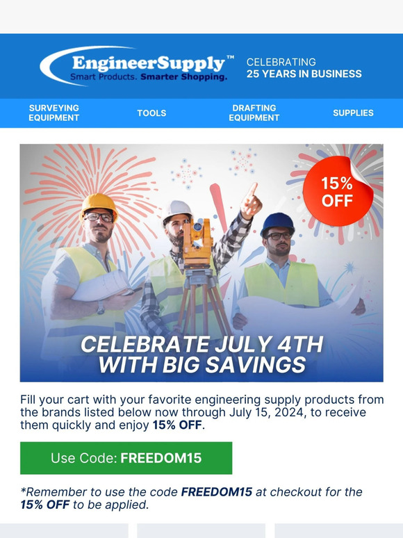 EngineerSupply: Happy 4th of July! 🇺🇸 | Milled