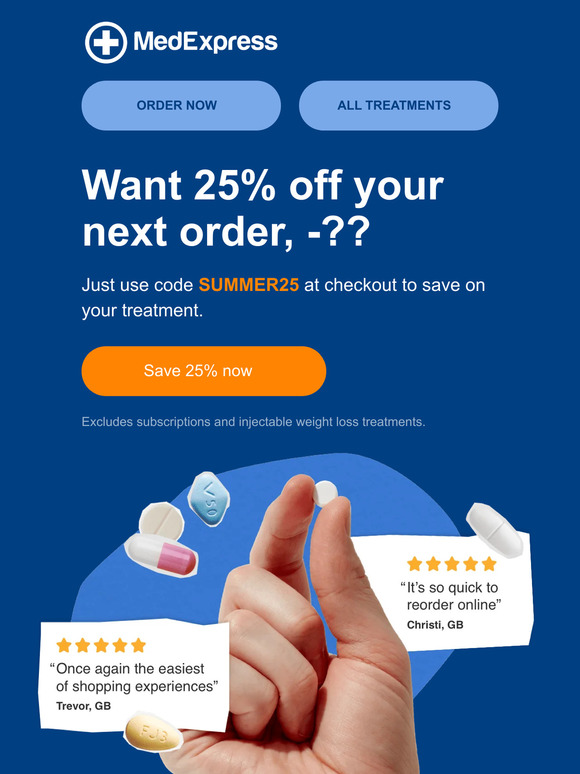 MedExpress: Don’t miss out on 25% savings — ☀️ | Milled