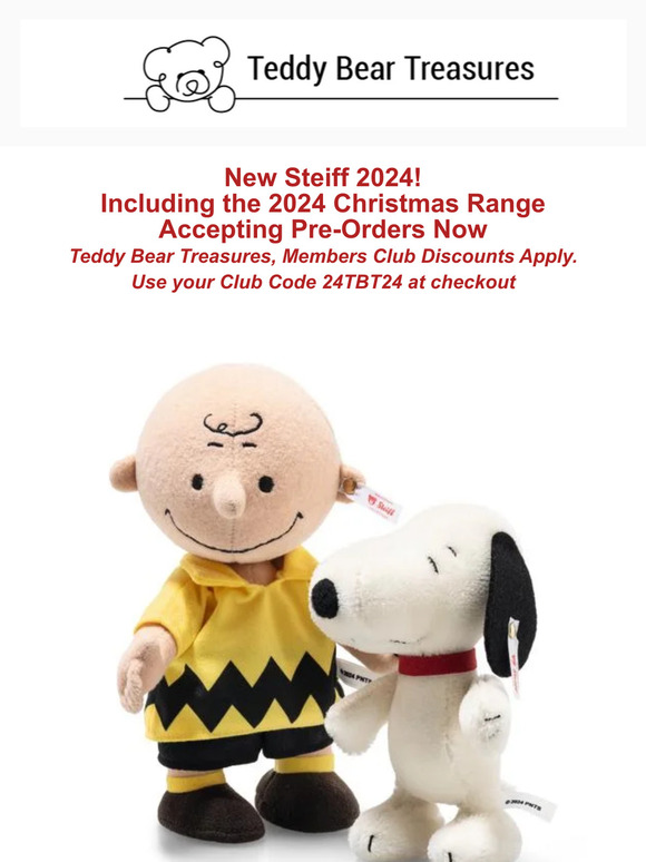 Teddy Bear Treasures: NEW Steiff 2024 Just Announced at Teddy Bear ...