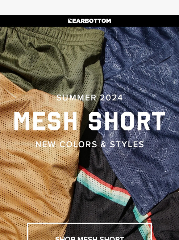 Bearbottom: New Mesh Shorts | Milled