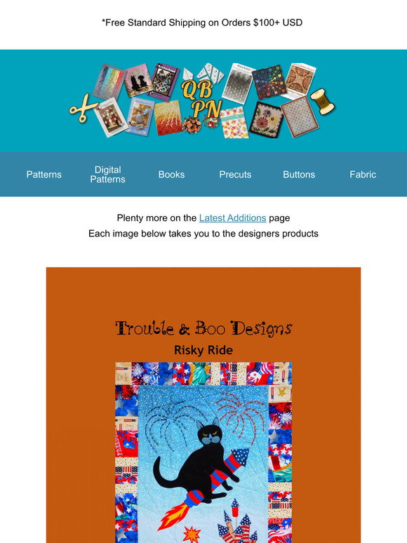 Quilt Patterns: New Quilt Pattern from Trouble and Boo Designs! | Milled