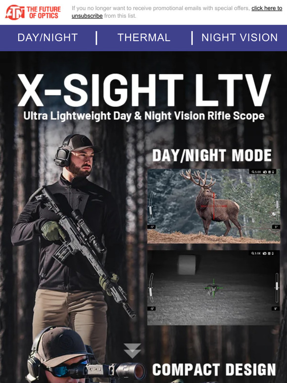 ATN: 🌓 X-Sight LTV: Effective Tool for Day & Night hunt | Milled