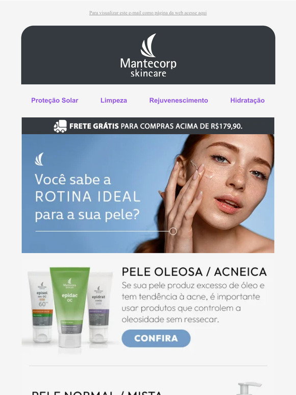Mantecorp Skincare: A rotina ideal para a sua pele está aqui ️ | Milled