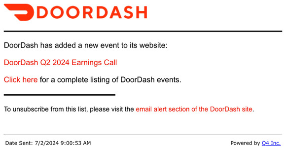 DoorDash: DoorDash - DoorDash Q2 2024 Earnings Call | Milled