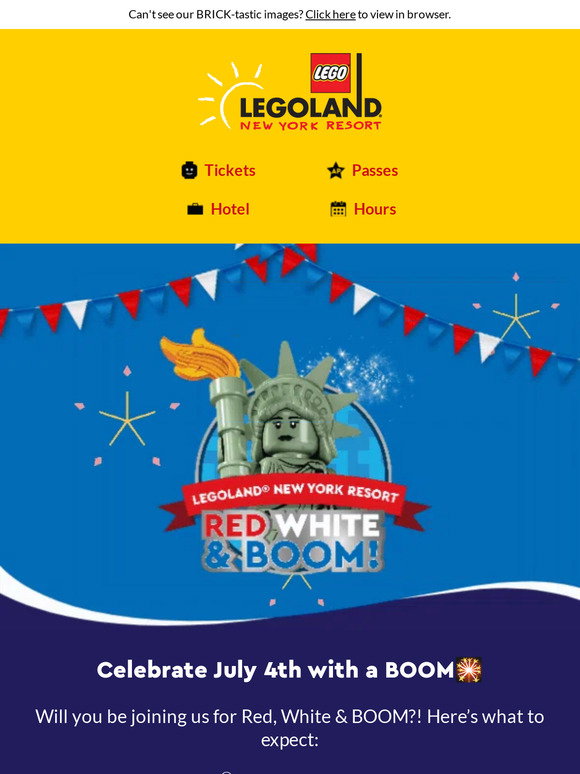 Legoland: Light Up Your 4th of July with Red, White & BOOM! 🎇 | Milled