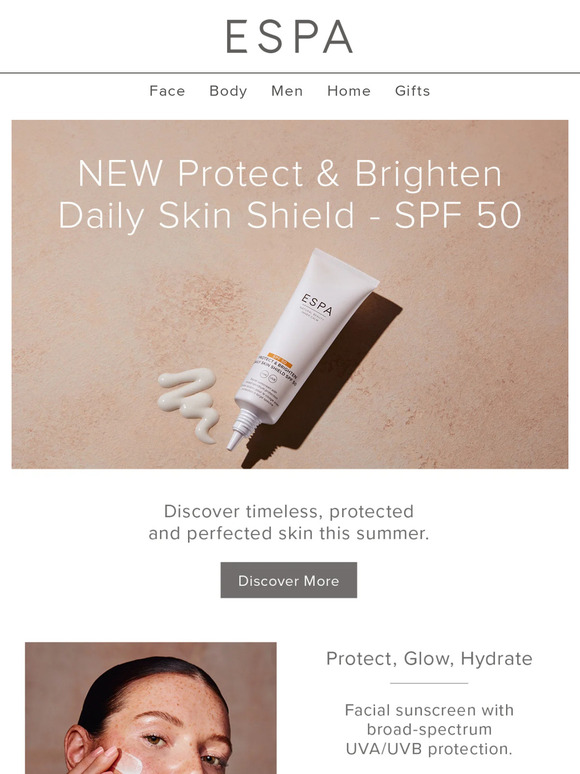 ESPA Skincare: Introducing our NEW Protect & Brighten Daily Skin Shield ...