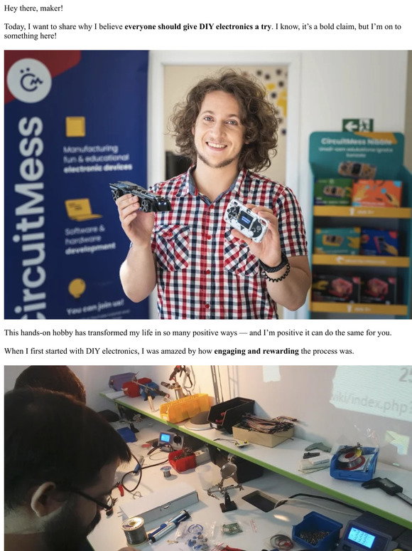 CircuitMess: 🙌 Why I believe everyone should try DIY electronics | Milled