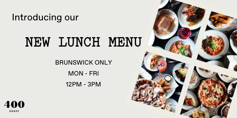 400 Gradi: Our New Lunch Menu and Specials at 400 Gradi | Milled