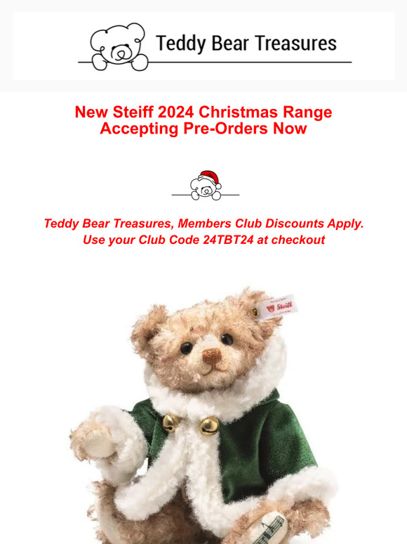Teddy Bear Treasures: Come Meet the NEW Christmas Designs from Steiff ...