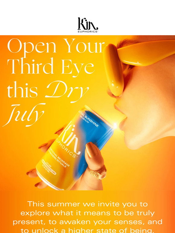 Kin Euphorics: Dry July Just Got a Whole Lot More Fun☀️ | Milled